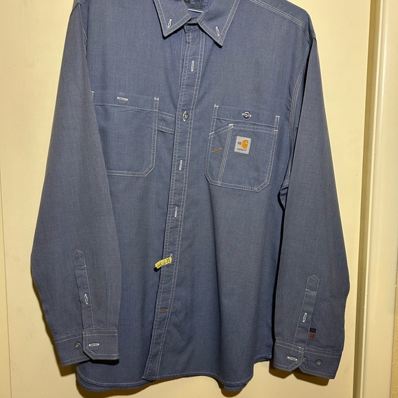 Carhartt | Shirts | Carhartt Fr Blue Denim Shirt | Poshmark